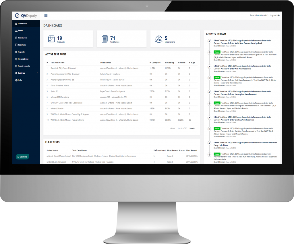 Free Test Case Management Trial – QADeputy Test Case Management